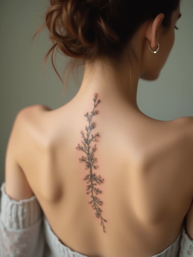 Faszinierend Tattoo Wirbelsäule Vorlagen Fotos