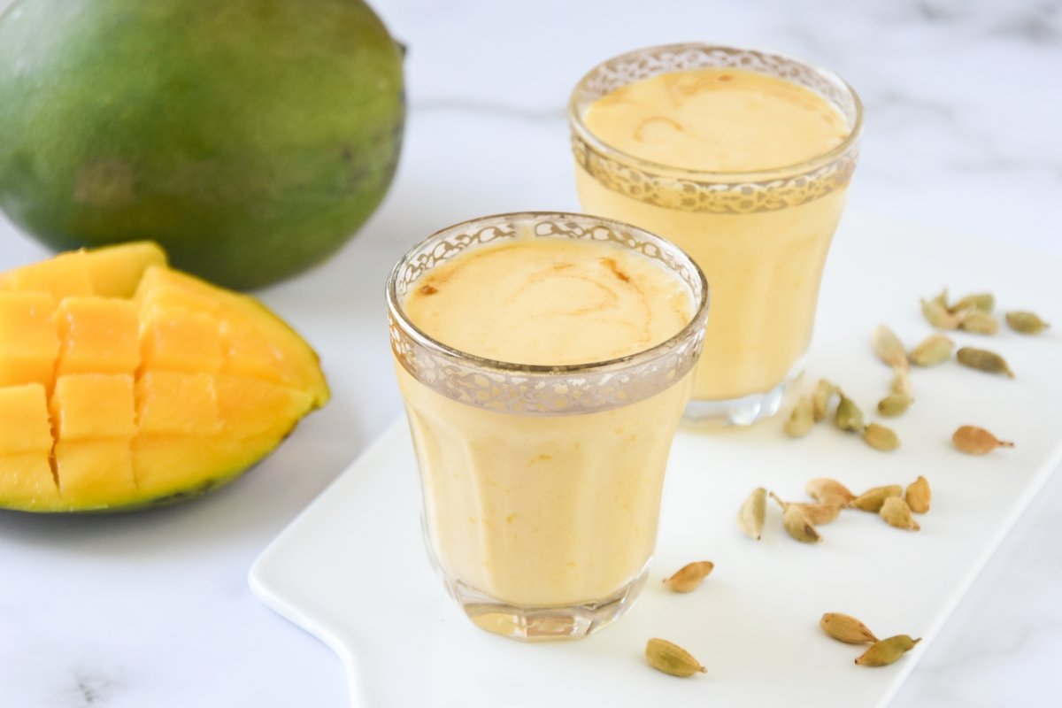Mango Lassi Indian Yogurt Drink Recipe (Easy Step-by-step) – Grand Goldman