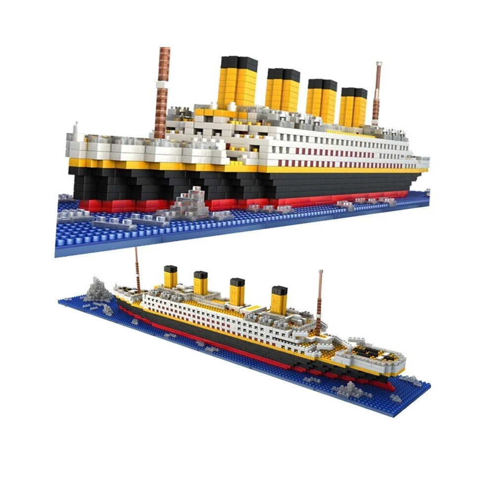 Titanic Model Building Block Set, Titanic Gifts, Titanic Toys with 186 ...