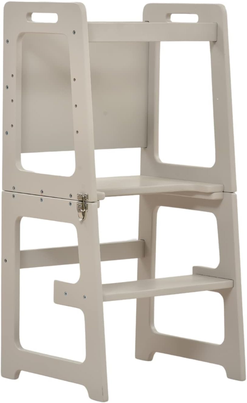 Avenlur Date 4-in-1 Foldable Kitchen Tower - Toddler Step Stool with C ...