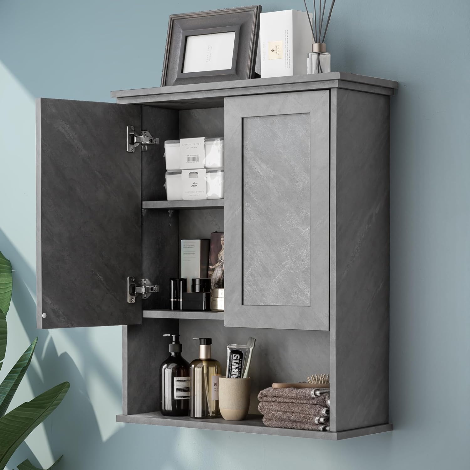 Bathroom Wall Cabinet Over Toilet Storage Cabinets 25x30 in Above Toil ...