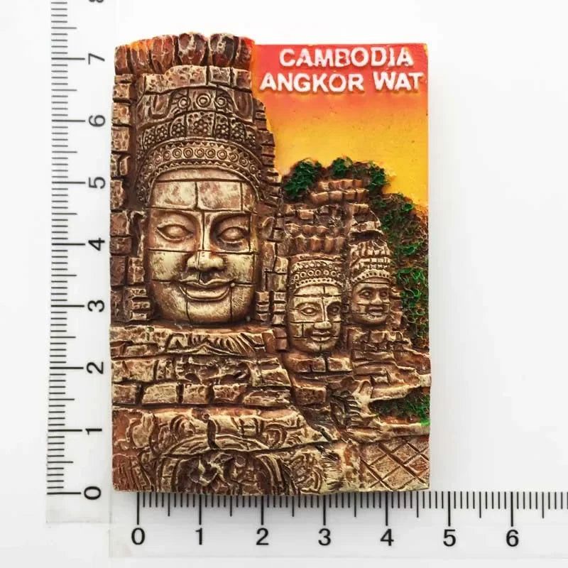 Cambodia Fridge Magnets Southeast Asia Tourist Souvenirs Magnetic frid ...