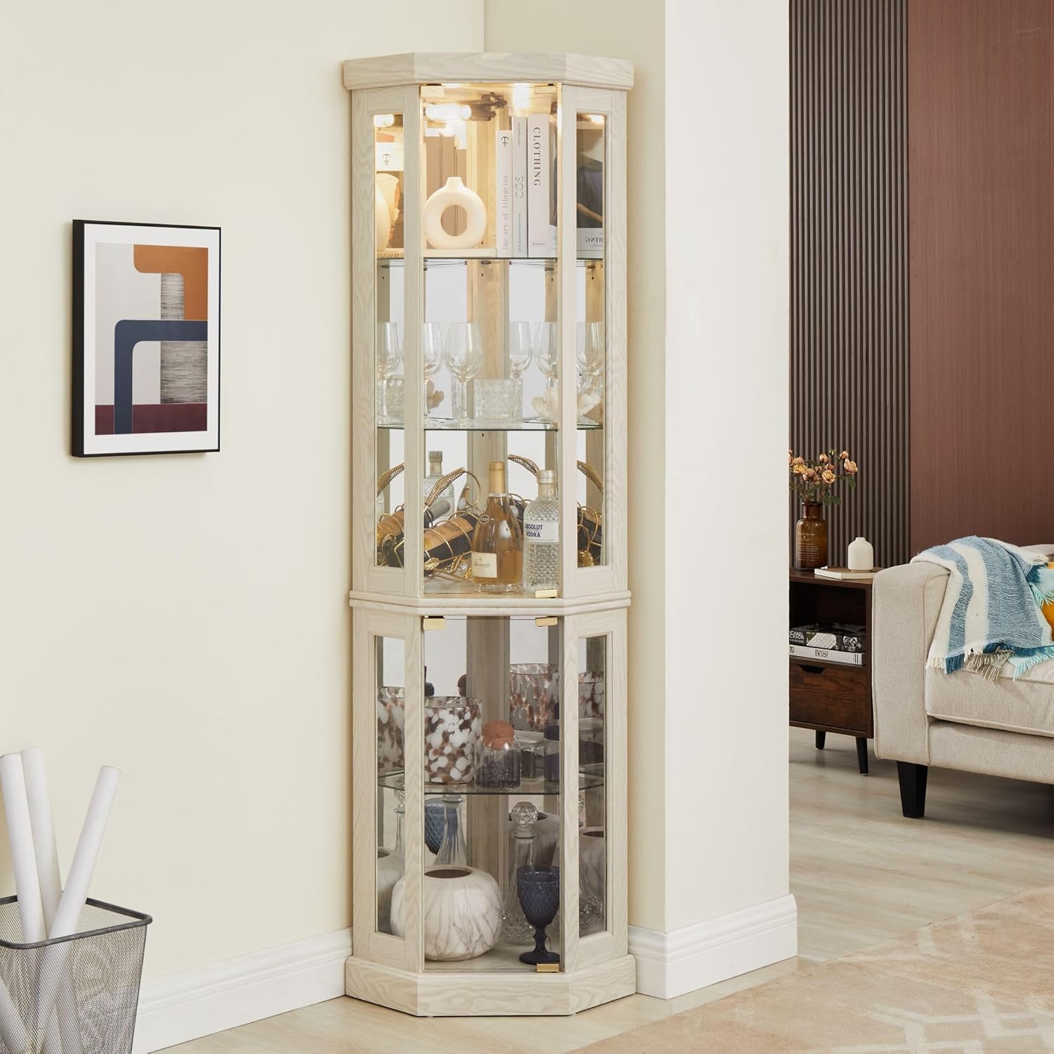 Wunderbar Eckvitrine Aus Glas Bilder