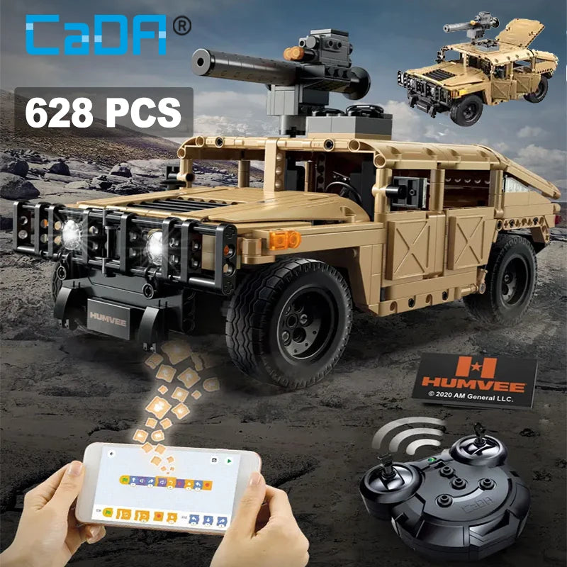Cada technical LED SUV Armored Buggy Trucks Pickup Bricks City Off-roa ...